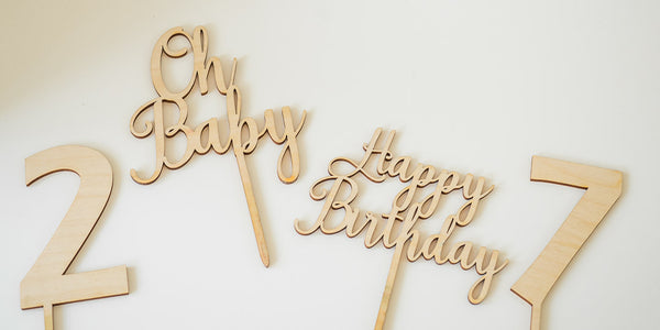 Birchwood Cake Topper - Confection by Rosalind Miller